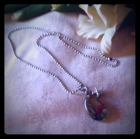 Vintage | Jewelry | Vintage Lucite Embedded Shells Seaweed Pendant ...